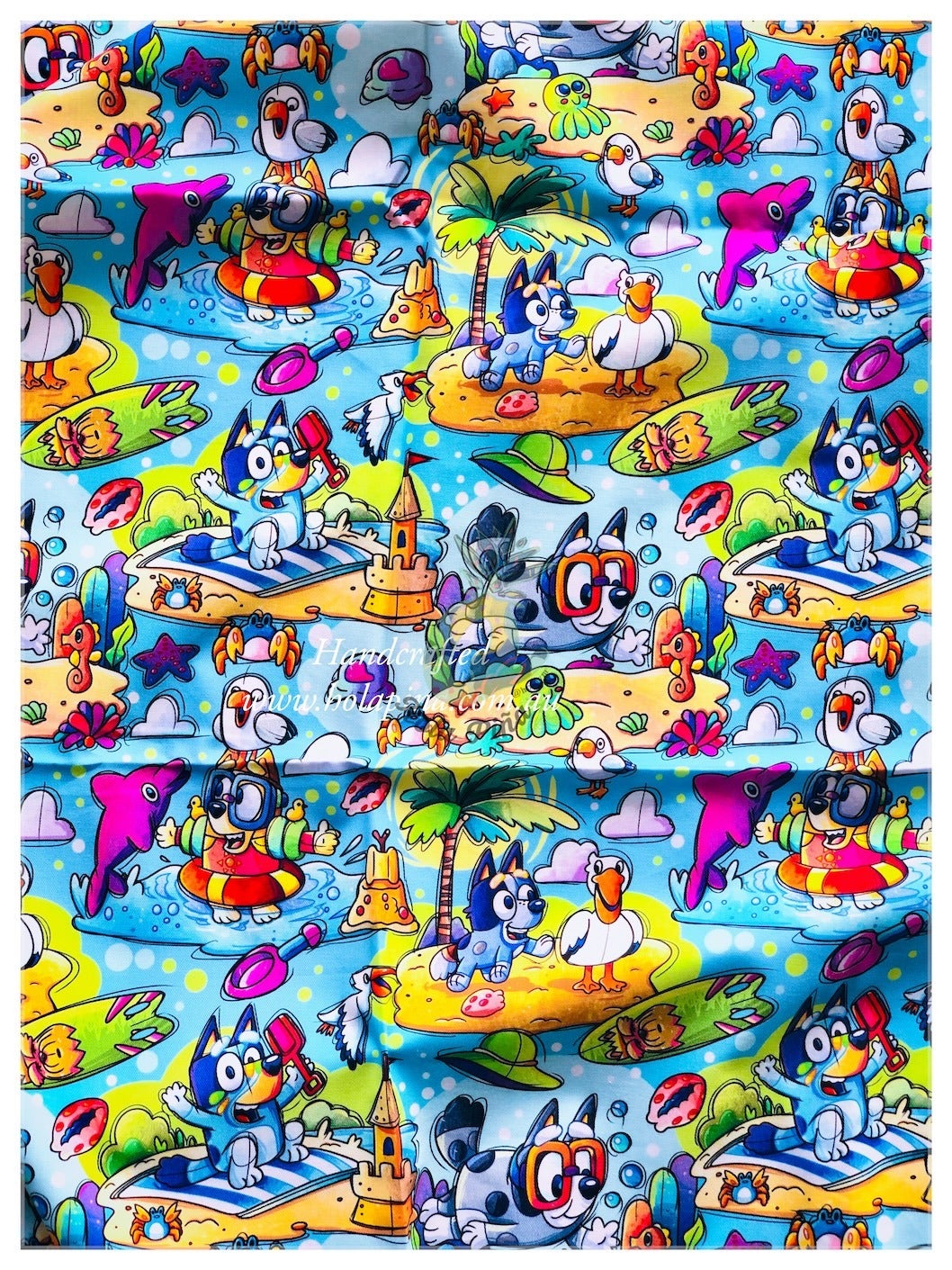Healthcare Scrub Top Bluey and Friends | Hola Piña by IVM Project